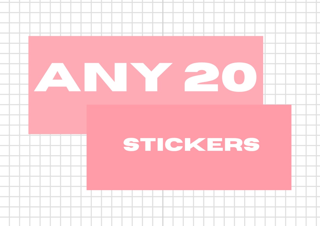 Choose Any 20 Stickers From My Store, High Quality Gloss Stickers, Tv ...
