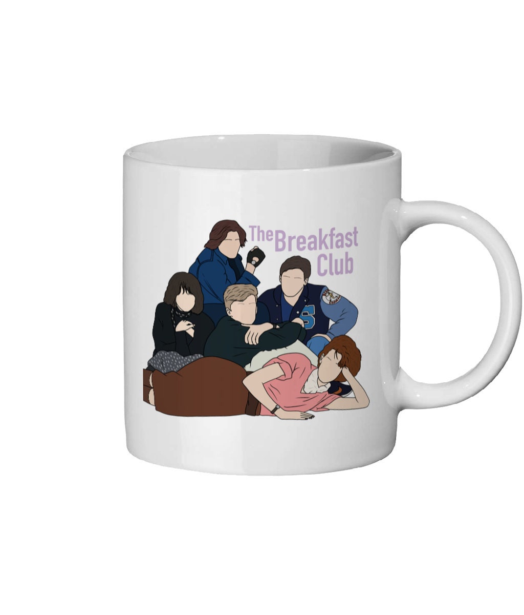 The Breakfast Club Ceramic Mug 11oz, 90s Movie Gift Idea, Movie Mug ...