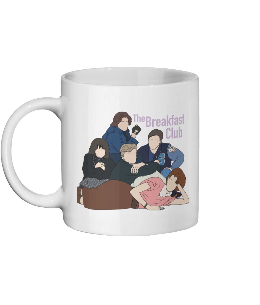 The Breakfast Club Ceramic Mug 11oz 90s Movie Gift idea | Etsy