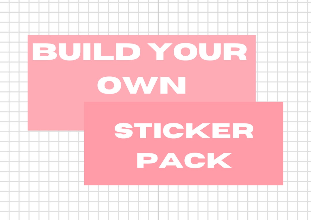 Build Your Own Sticker Pack of 5 High Quality Gloss Stickers, - Etsy