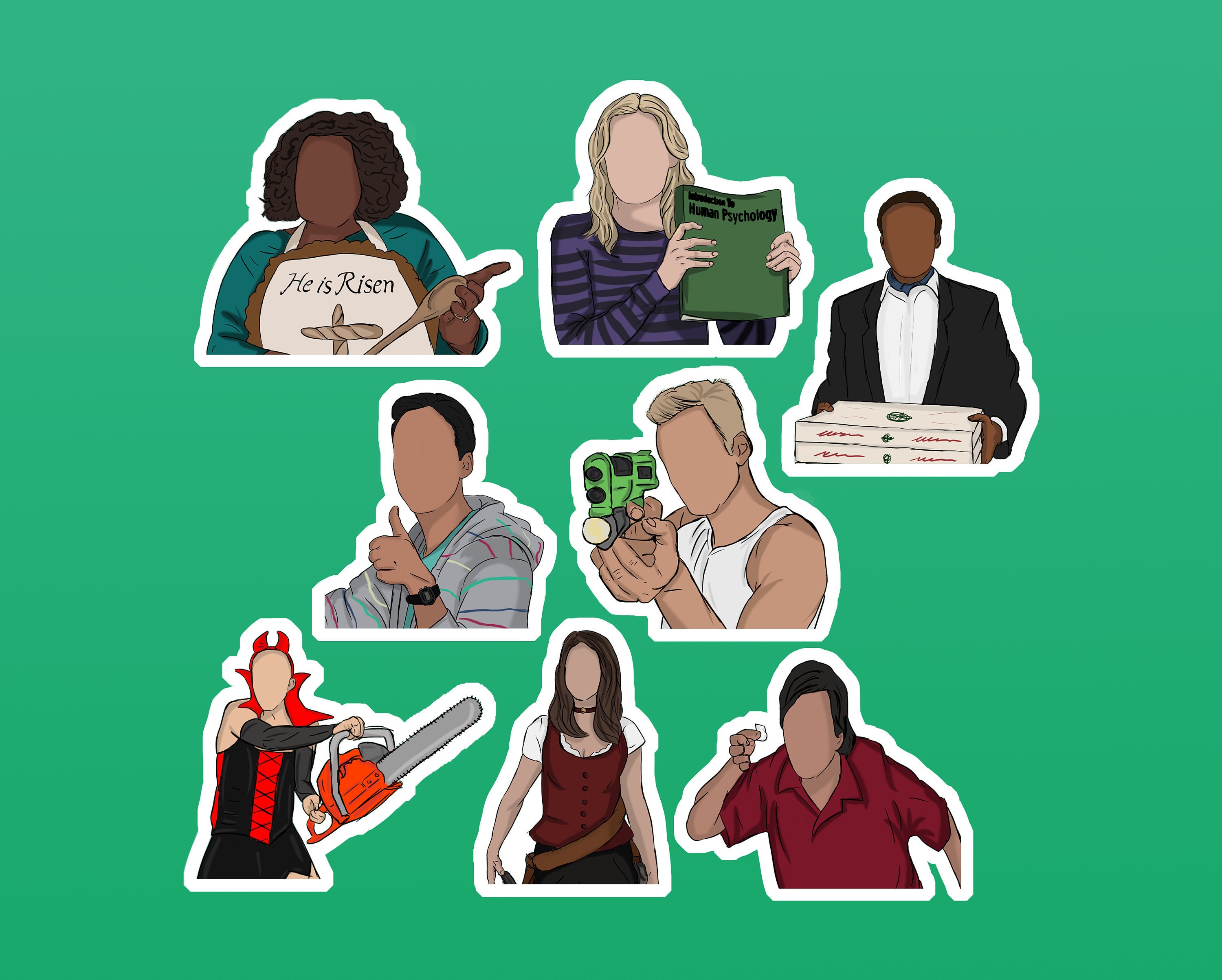 COMMUNITY STICKERS High Quality Gloss Finish Stickers Digital - Etsy UK