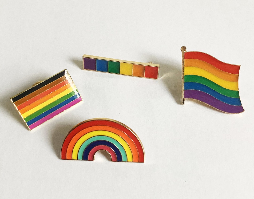 Pride Enamel Pins, LGBTQIA+, Lesbian, Gay, Trans, Rights, Activism ...