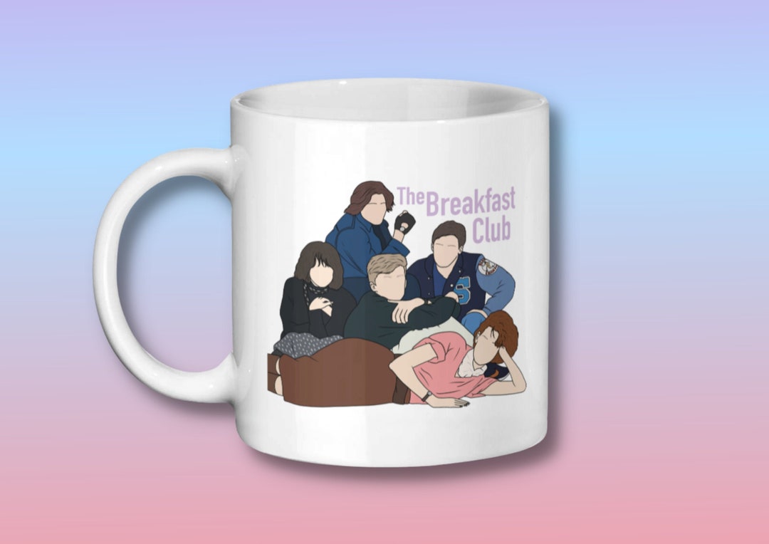 The Breakfast Club Ceramic Mug 11oz, 90s Movie Gift Idea, Movie Mug ...
