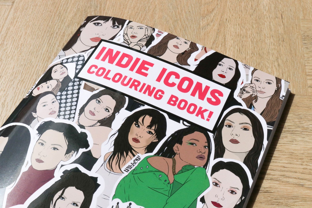 WOMEN IN MUSIC Colouring Book, Adult Colouring Book, A4 Colouring Book ...