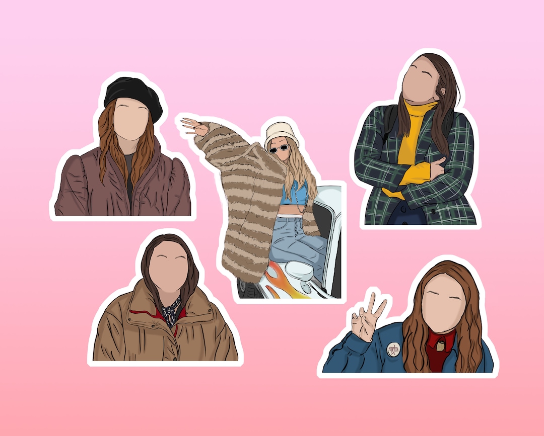 BOOKSMART CHARACTERS STICKERS High Quality Gloss Finish Stickers ...