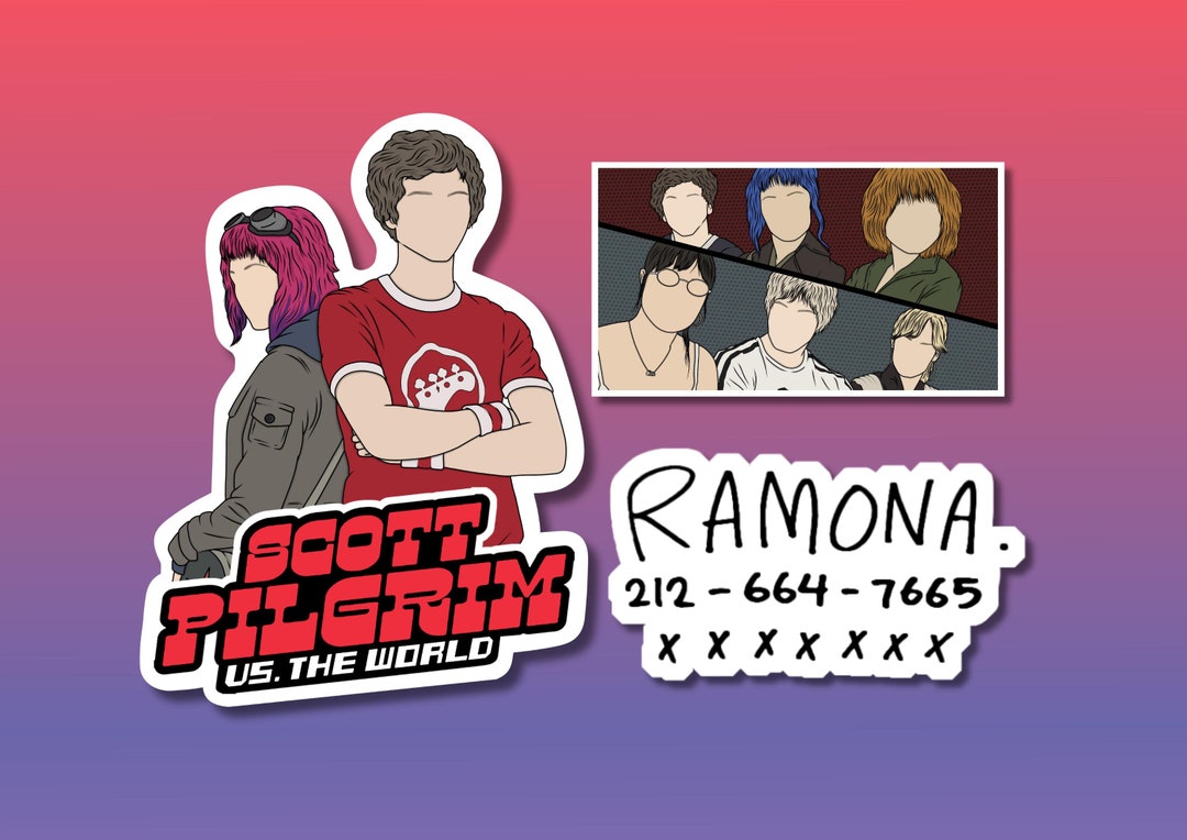 SCOTT PILGRIM High Quality Gloss Finish, Digital Art, Hand Drawn ...