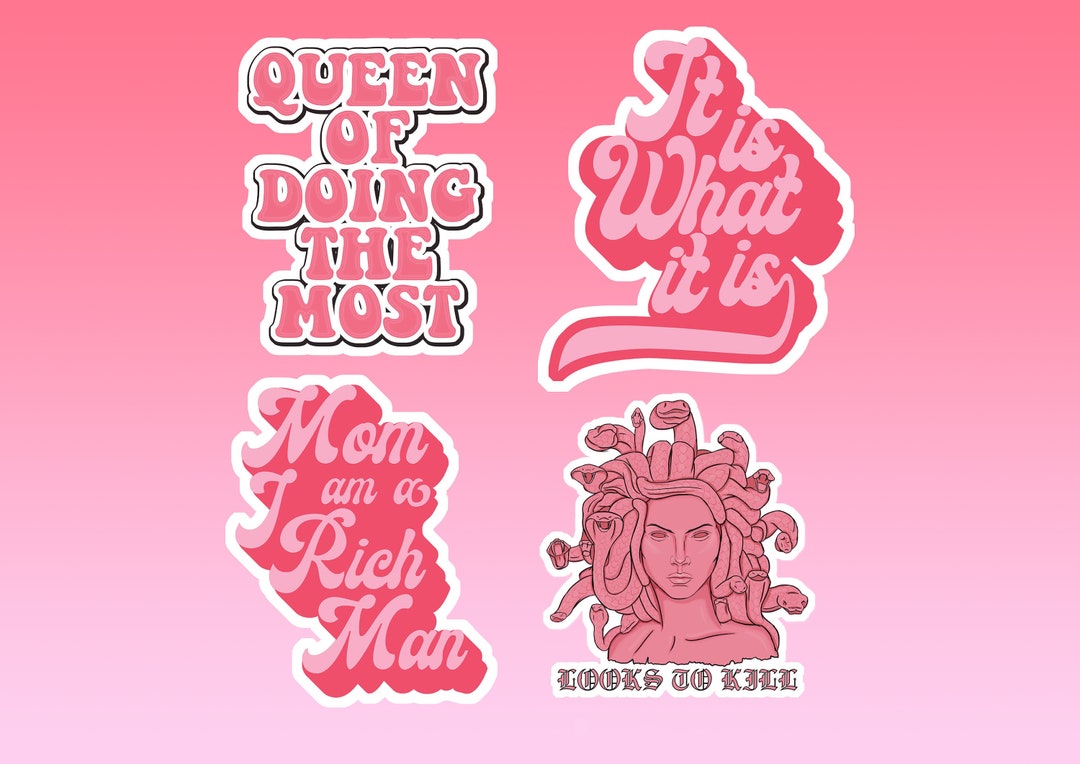 FEMINIST STICKERS High Quality Gloss Finish Stickers, Digital Art, Hand ...