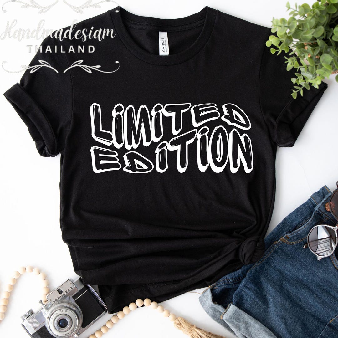 Limited Edition SVG, Vintage Retro Style, Trendy Typography Digital ...