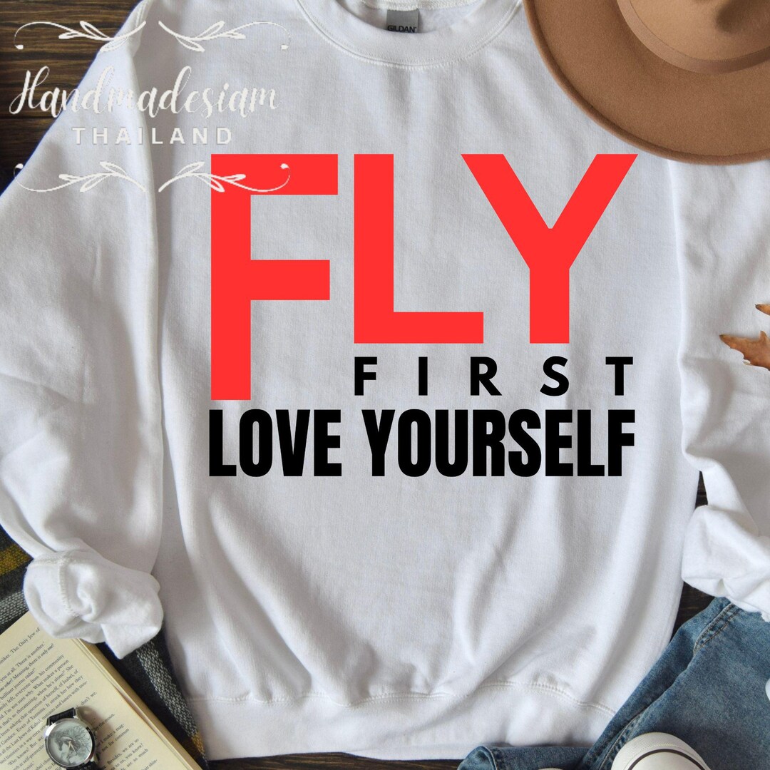 First Love Yourself SVG PNG: Motivational Mental Health Design (digital ...