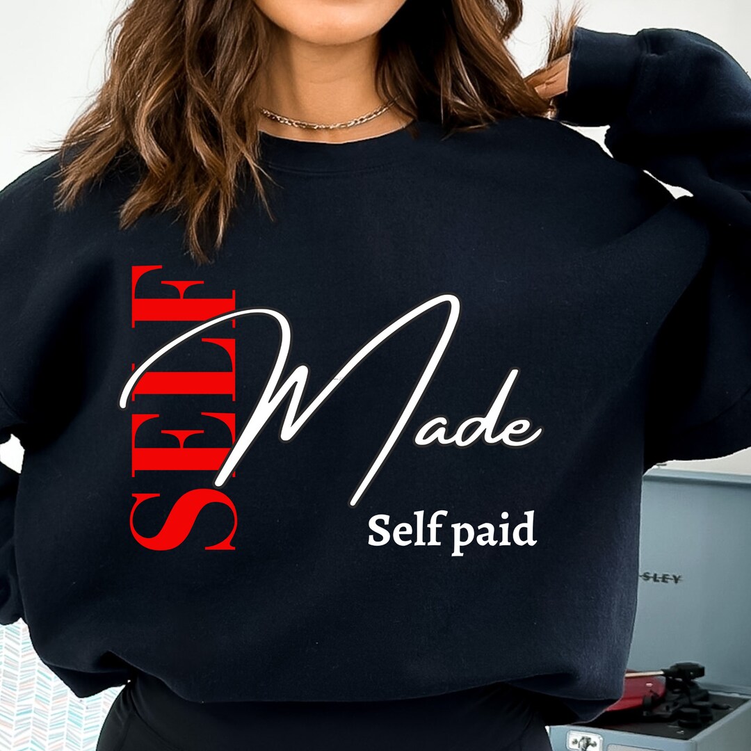 Self Made Self Paid SVG PNG PDF, Small Business Mom Svg, Motivation Svg ...