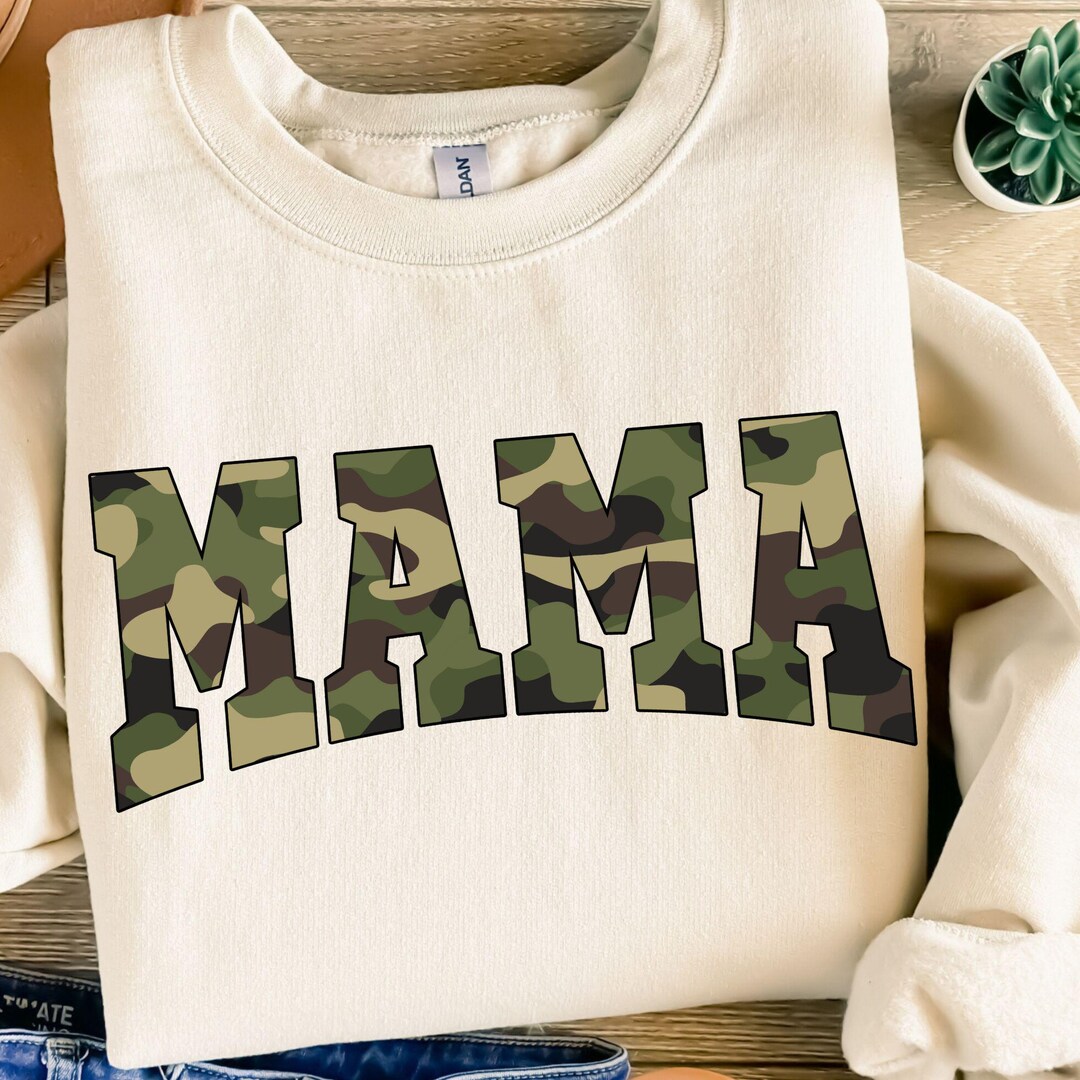 Mama Military Camo SVG, Army Mom PNG, Camouflage Mama Shirt Design ...