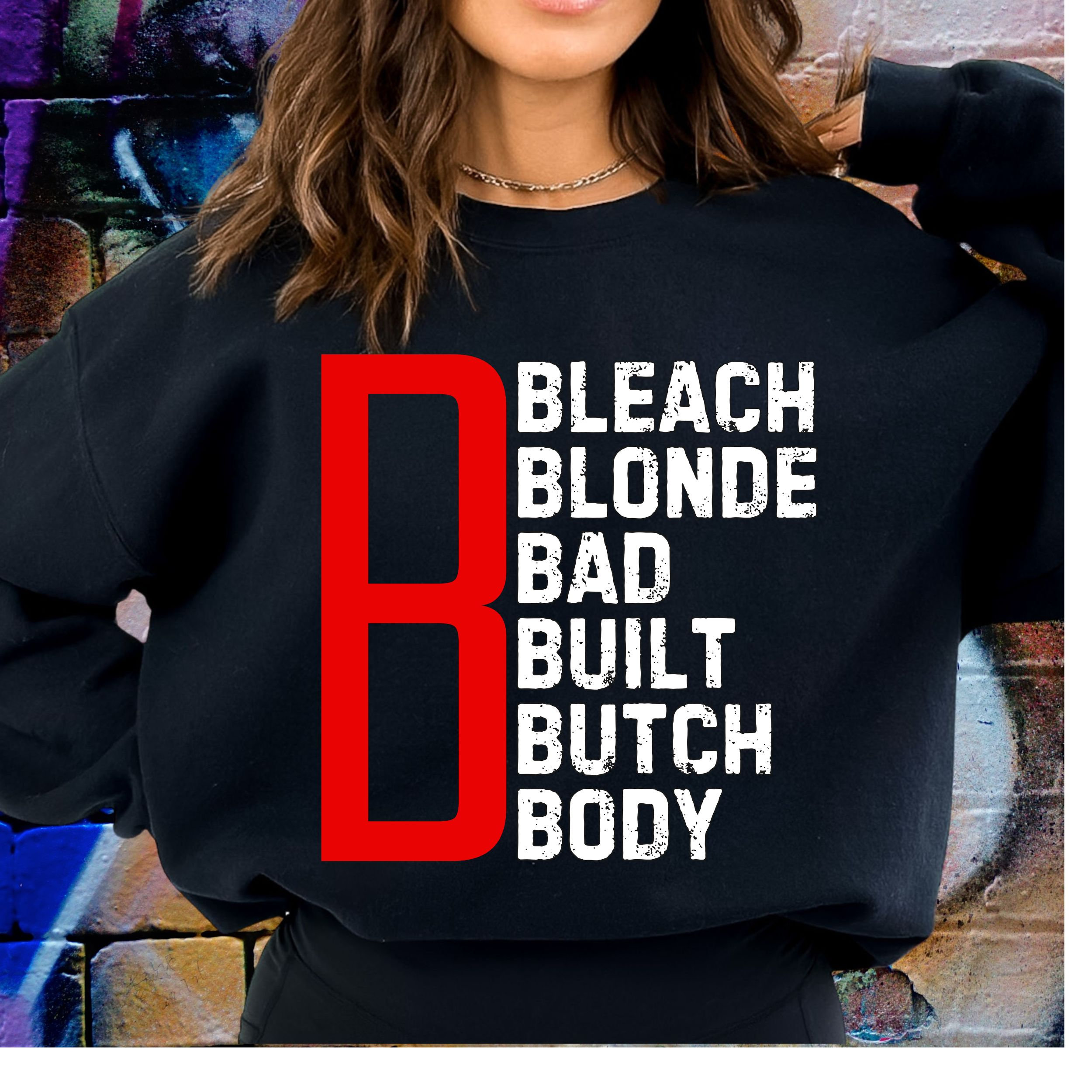 Bleach Blonde Bad Built Butch Body Svg, Funny Bleached Svg, No ...