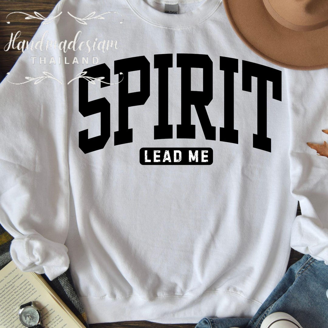 Spirit Lead Me SVG | Christian Worship PNG | Faith Over Fear Cut File ...