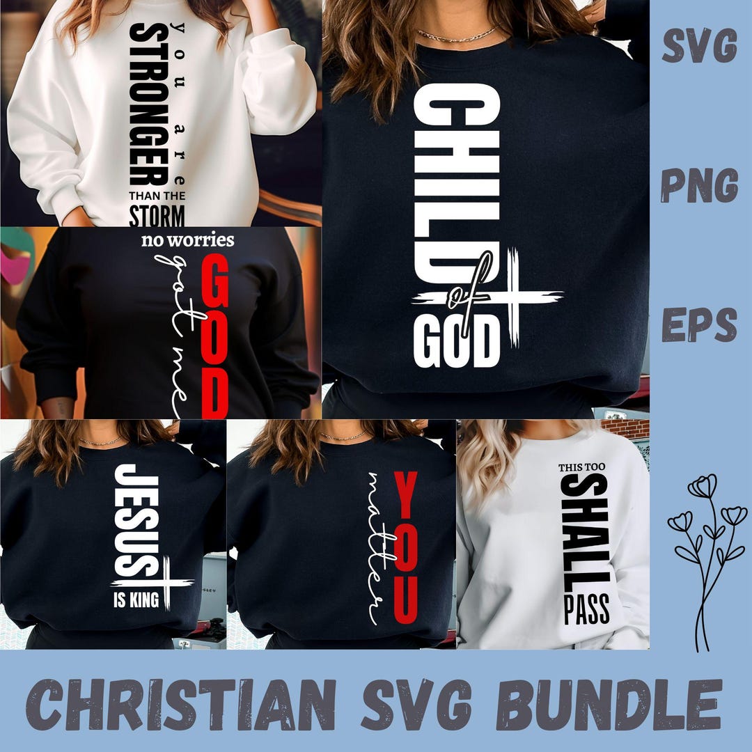 Christian SVG PNG Bundle, Christian Svg, Religious Svg Png, Christian ...