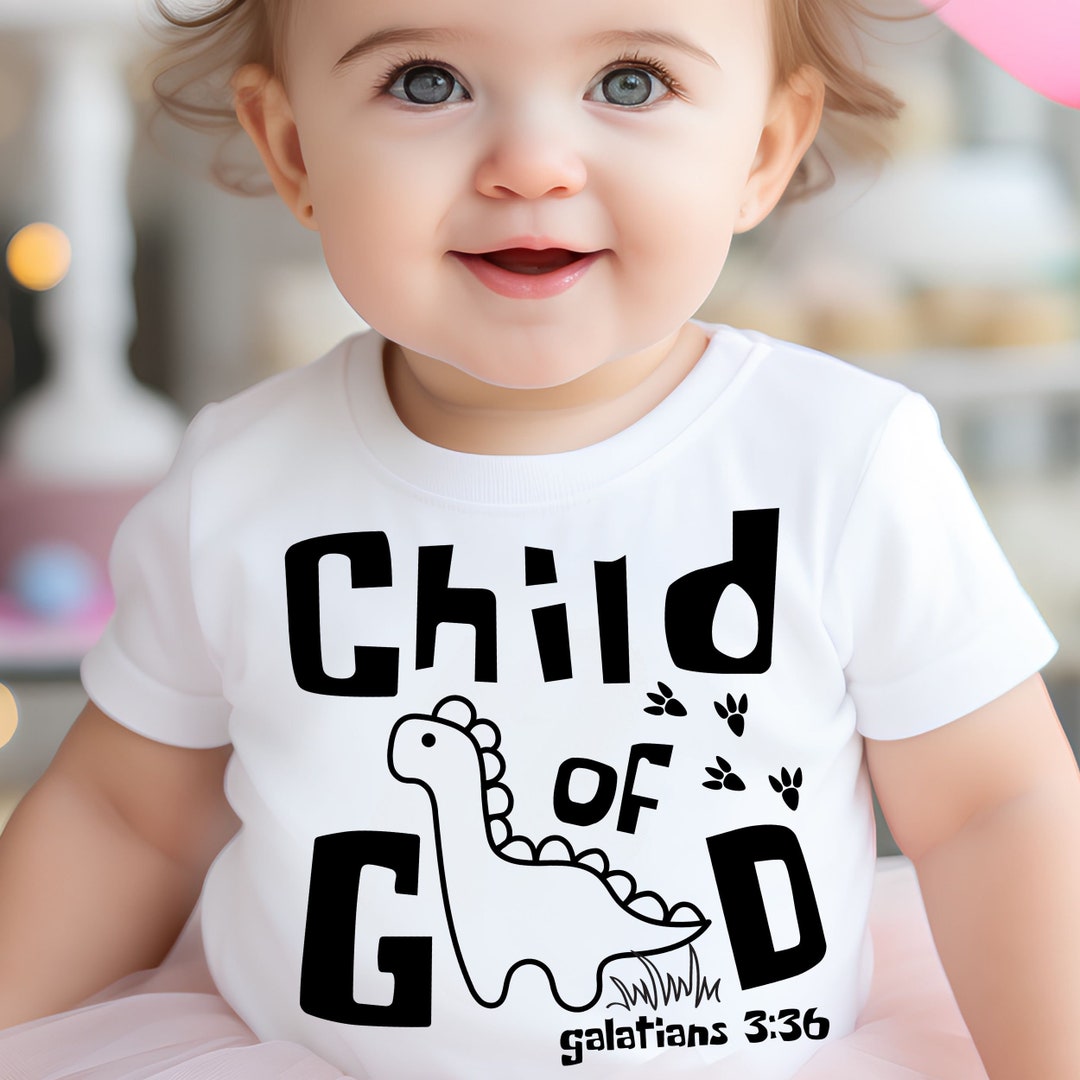 Child of God Christian Kids T-shirt Design: Jesus Saves Bro SVG PNG ...