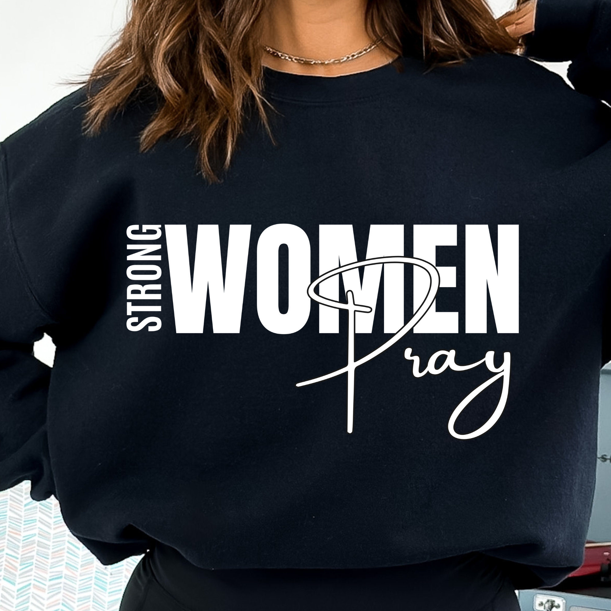 Strong Women Pray SVG PNG PDF, Positive Svg, Motivational Svg, Self ...