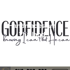 Godfidence SVG PNG, God Fidence Svg, Bible Verse Svg, Faith Svg ...