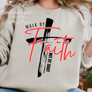 Walk by Faith Design : Christian Bible Verse SVG PNG (digital Download ...