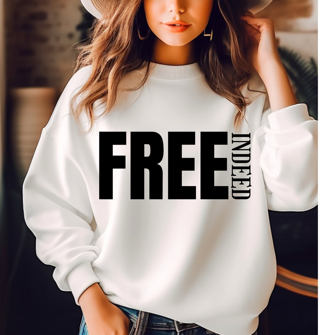 Free Indeed SVG PNG, Christian Svg, Religious Svg, Faith Svg, Jesus Svg ...