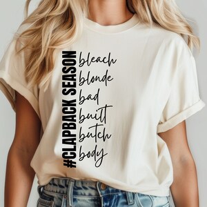 Bleach Blonde Bad Built Butch Body Svg, Funny Bleached Svg, No ...