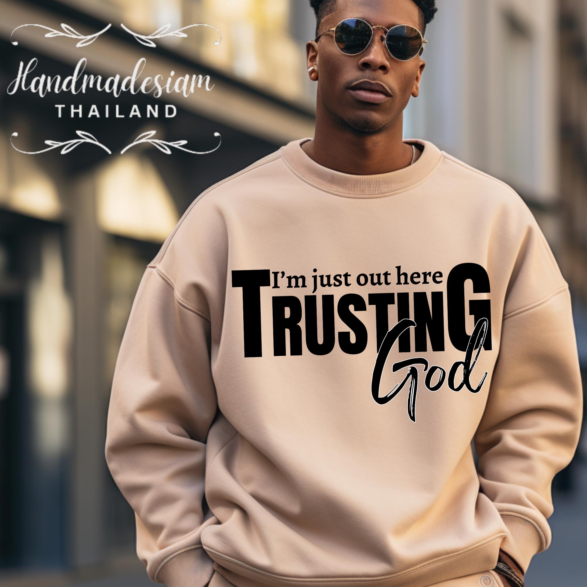 Trusting God SVG : Christian Religious Design , Christianity Shirt Svg ...