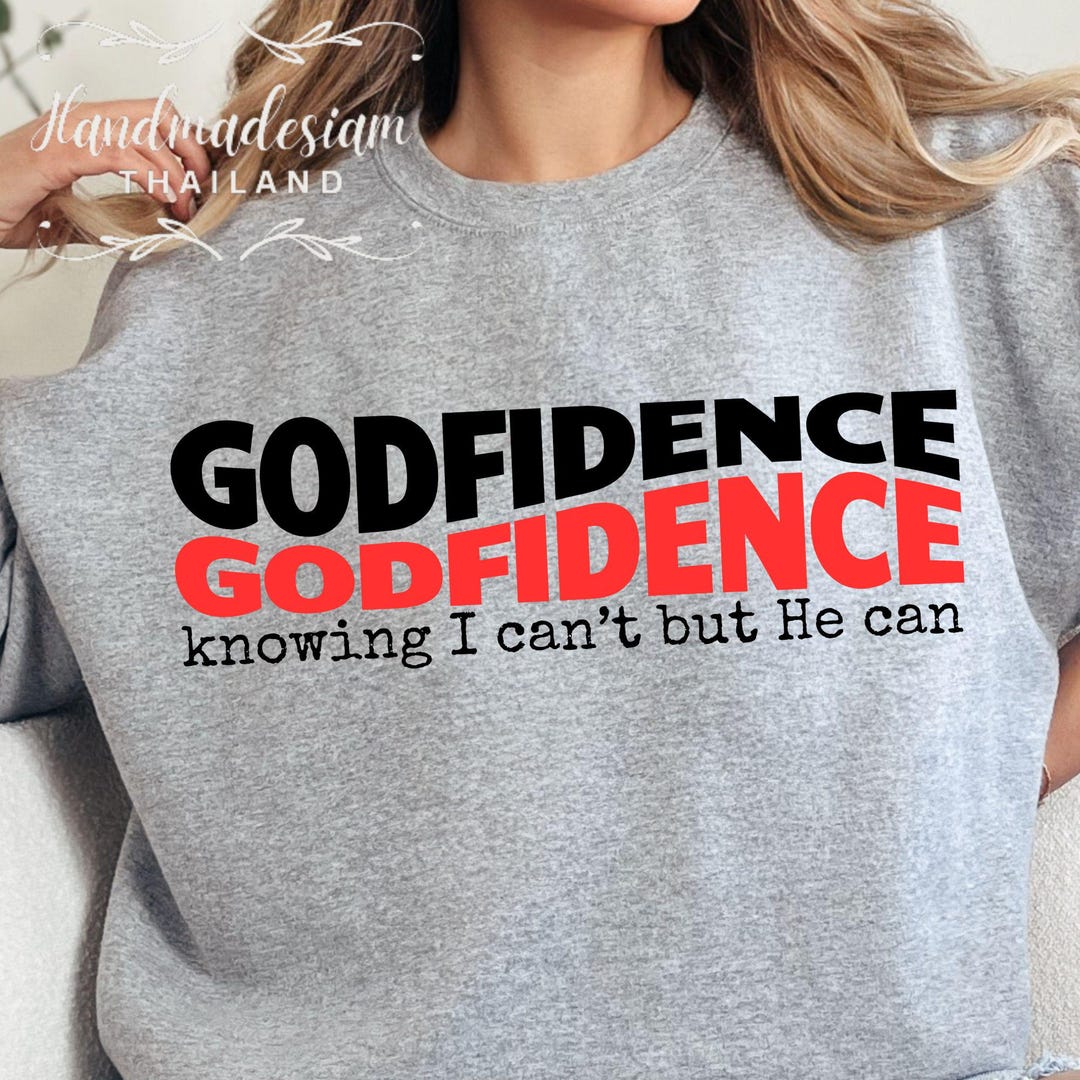 Godfidence Faith Svg: Christian Art Print, Wall Decor (digital Print ...