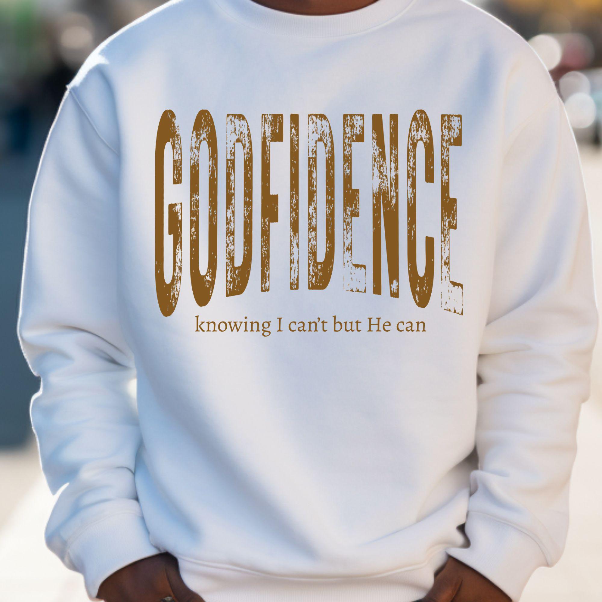 Godfidence SVG PNG, Bold Christian Confidence Design, Faith-based ...