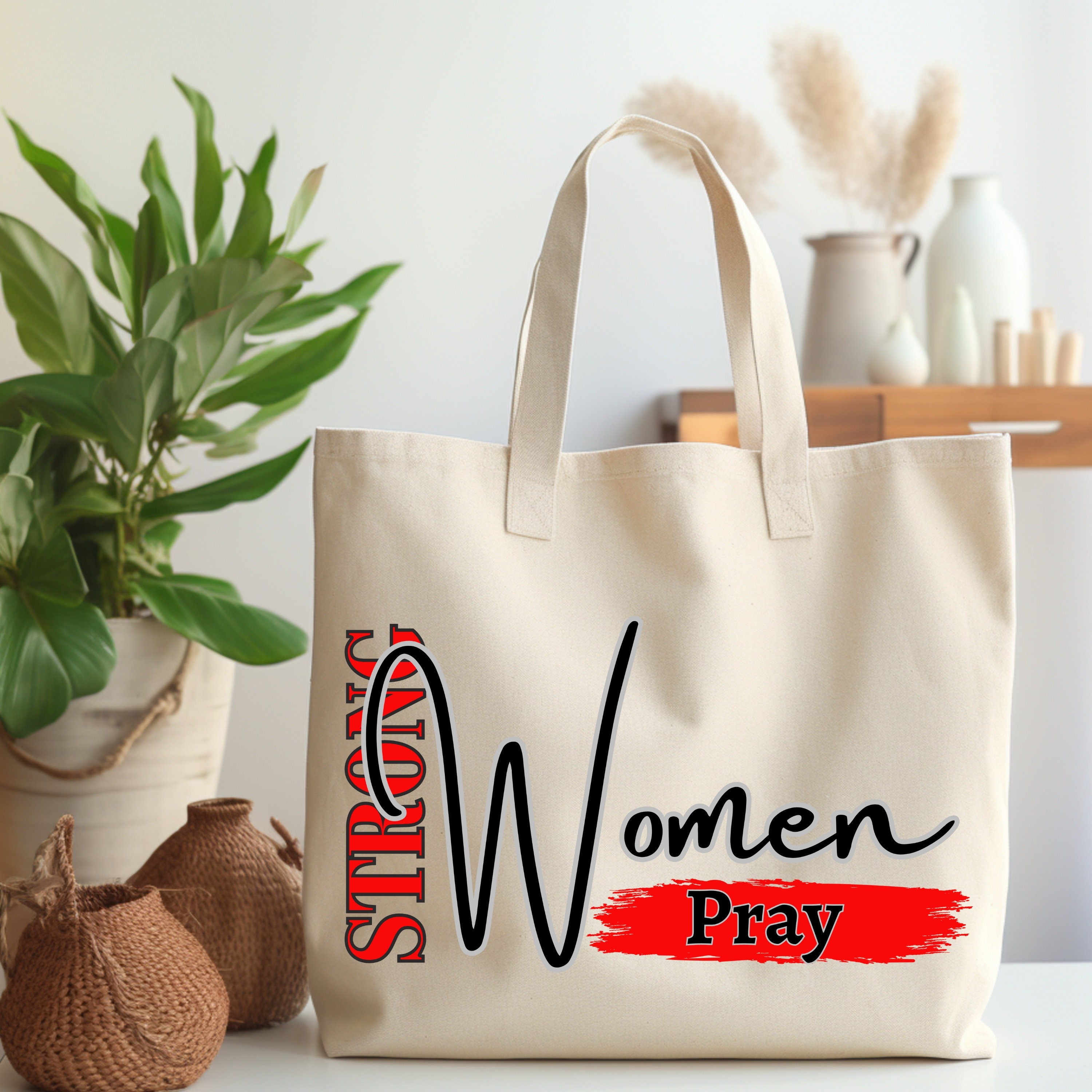 Strong Women Pray SVG PNG Created With a Purpose Svg - Etsy