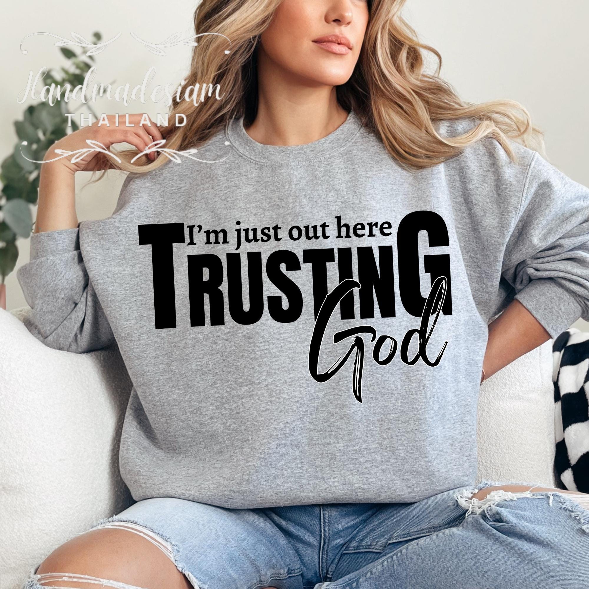 Trusting God SVG : Christian Religious Design , Christianity Shirt Svg ...
