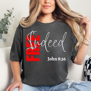 Free Indeed SVG: Christian Bible Verse Design (digital Download) - Etsy
