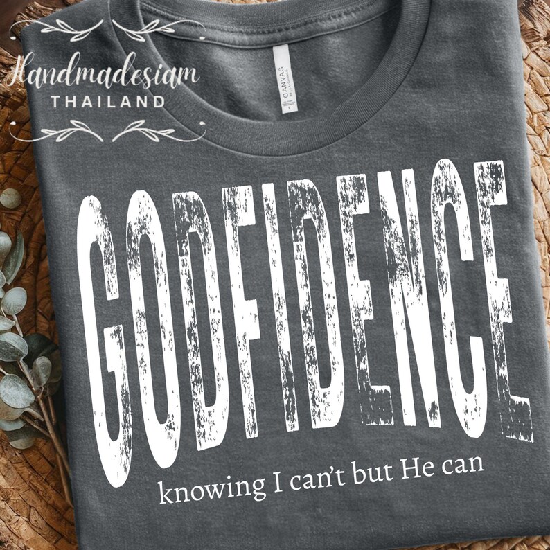 Godfidence SVG PNG, Bold Christian Confidence Design, Faith-based ...