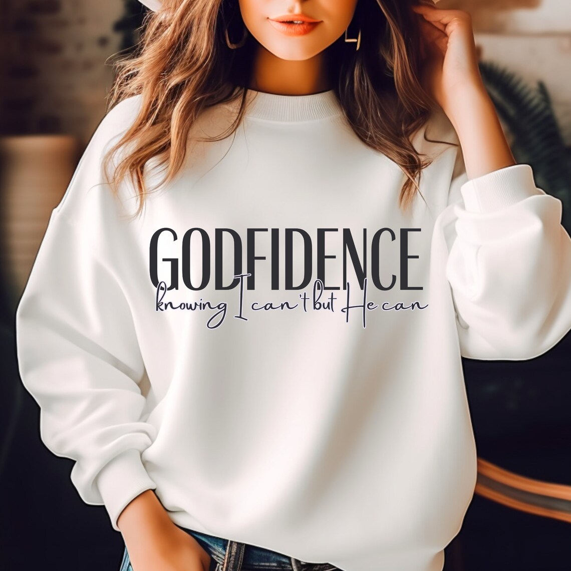 Godfidence SVG: Christian Bible Verse, Inspirational Quote (digital ...