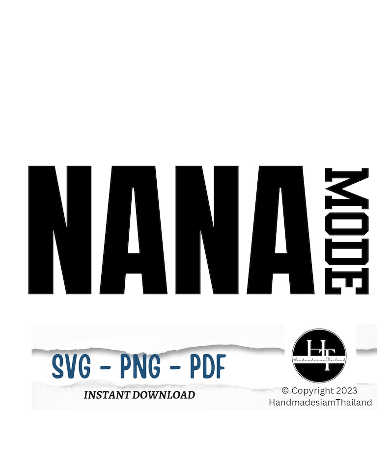 Nana Mode All Day SVG PNG Nana Shirt Svg Nana Life Svg - Etsy