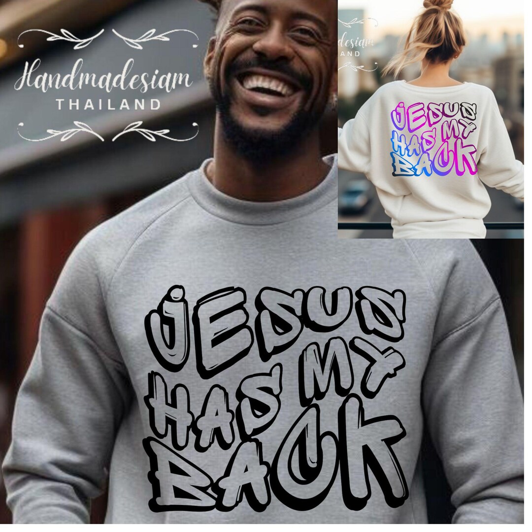 Jesus Has My Back SVG PNG PDF, Christian Svg, Self Love Svg, Easter Svg ...