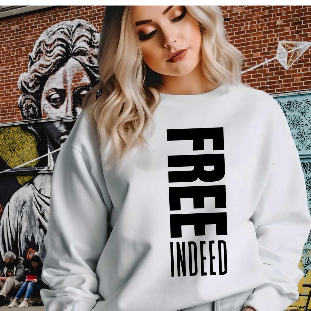 Free Indeed SVG, Christian Bible Verse, Jesus, Cricut (digital Download ...