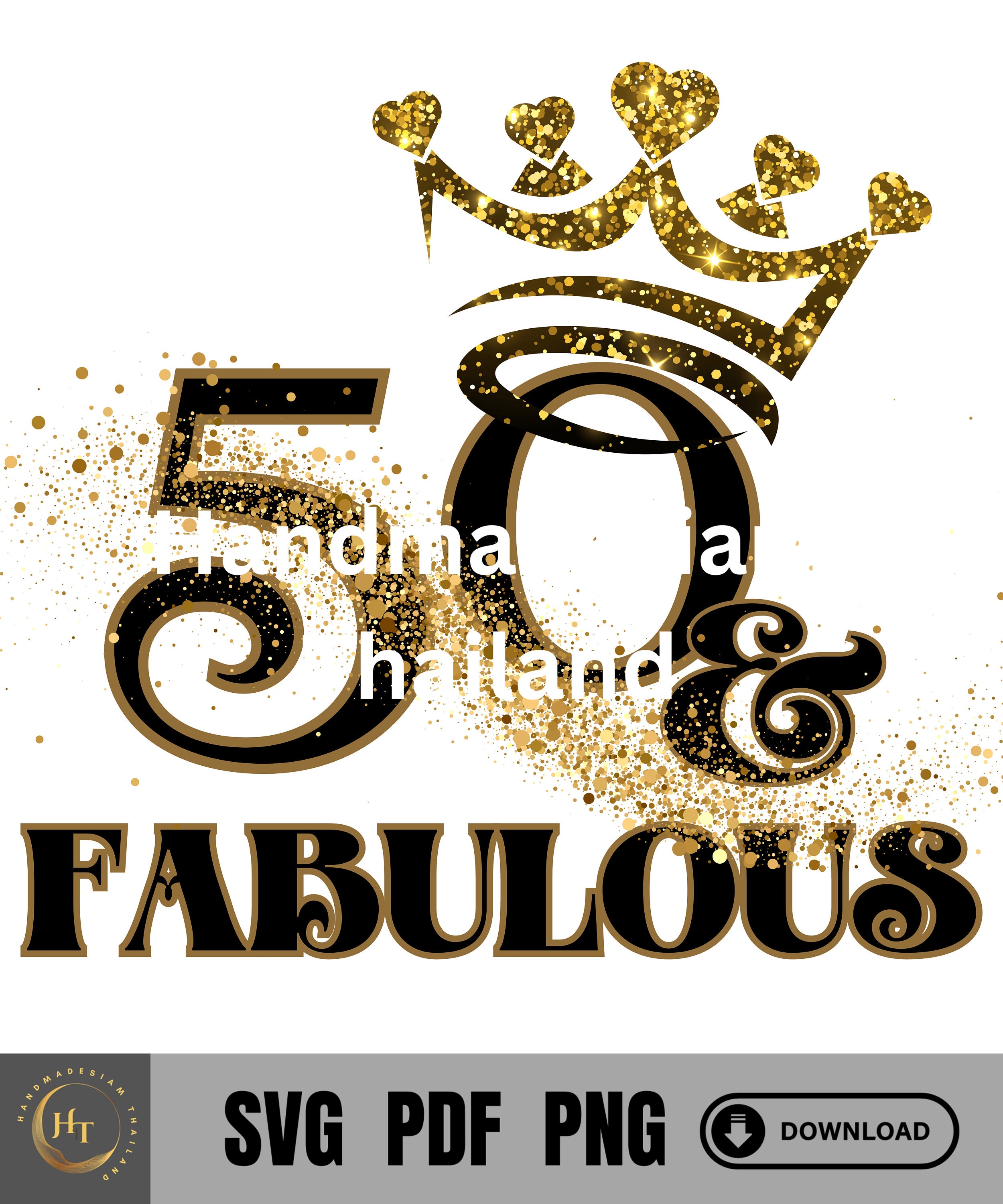 50th Birthday SVG PNG 50th Birthday Svg Hello Fifty Svg - Etsy