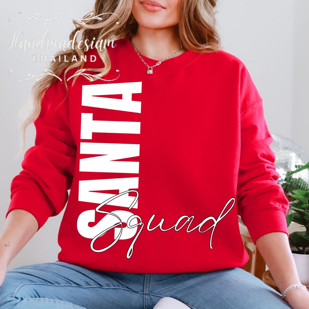 Santa Crew SVG PNG PDF, Christmas Vibes Svg, Santa Squad Svg, Merry ...
