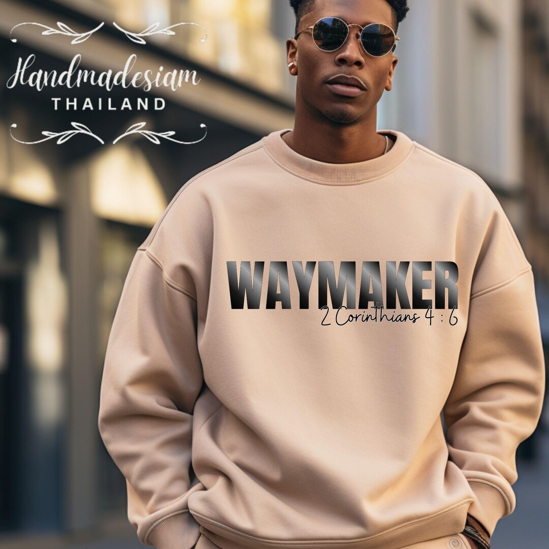 Waymaker Shirt SVG PNG, Religious Sublimation Design, Minimal Bible ...