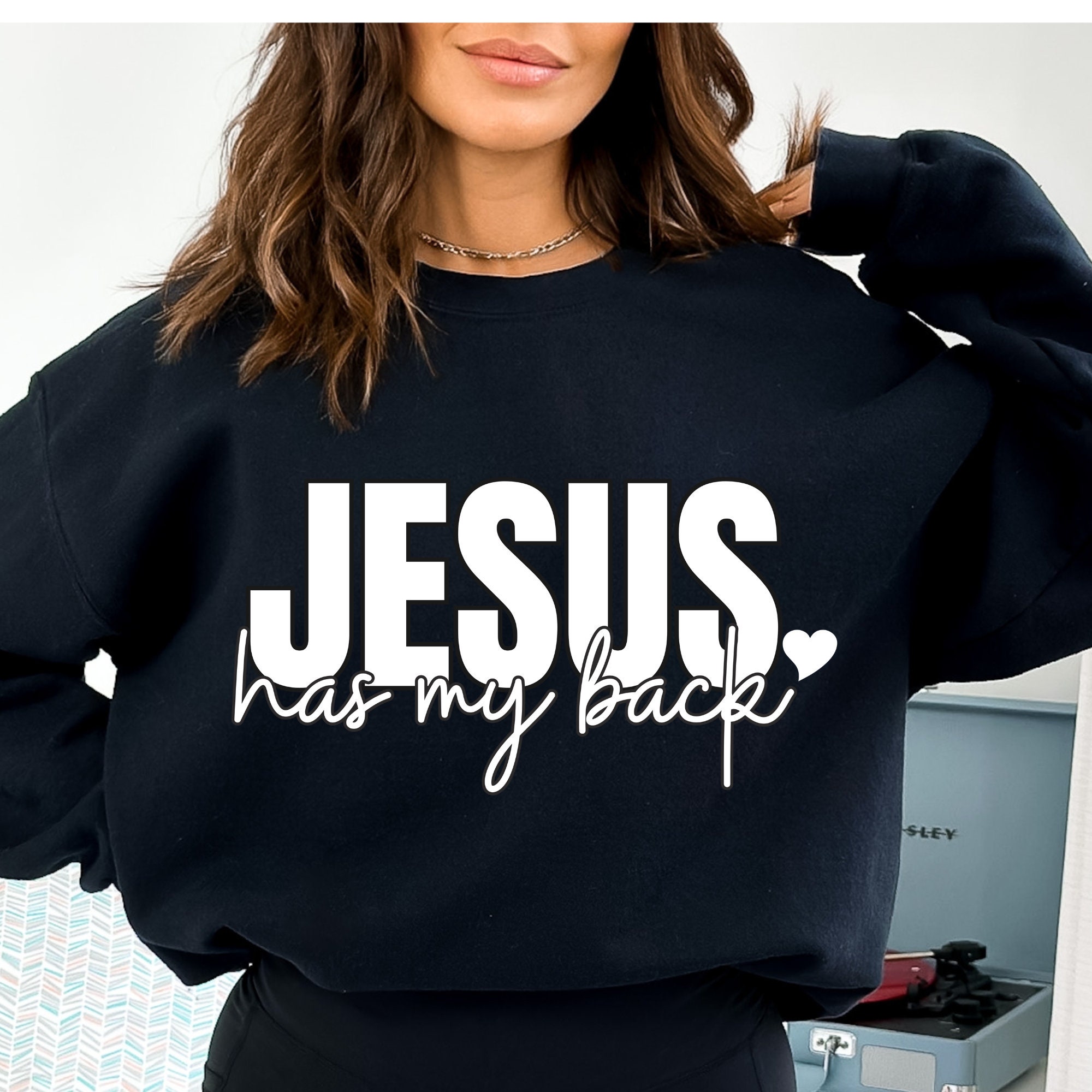 Jesus Has My Back SVG PNG PDF Christian Svg Self Love Svg - Etsy