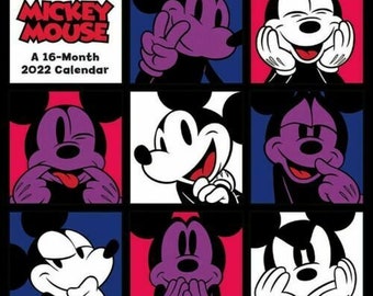 Mickey Calendar | Etsy