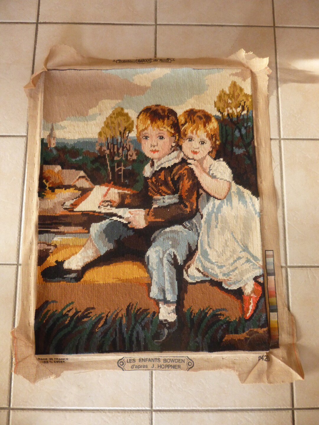 Tapestry, French. let's Write A Letter 1970's UNFRAMED - Etsy
