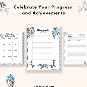 Work From Home Floral Digital Planner - for Goodnotes, Notability and ...