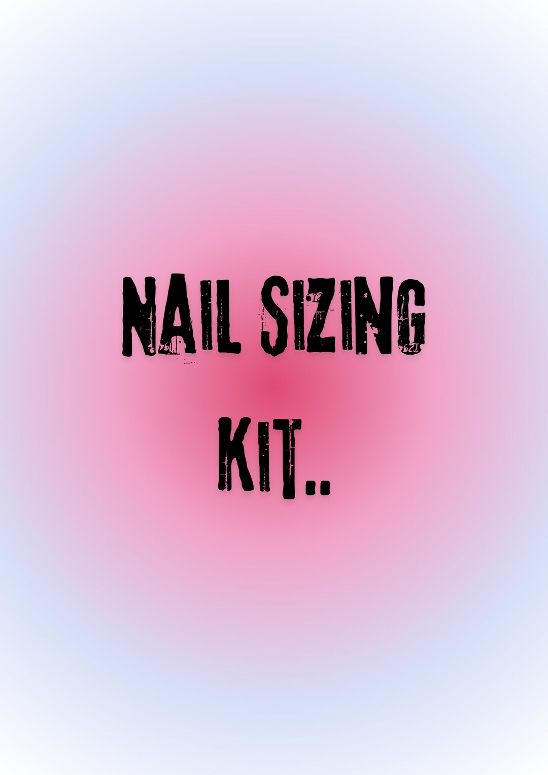 Nail Sizing Kit|measure Your Nails at Home|press on Nail|gel Nails|glue ...