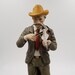 Price Imports Man Playing Fiddle on Stump Figurine Made in - Etsy