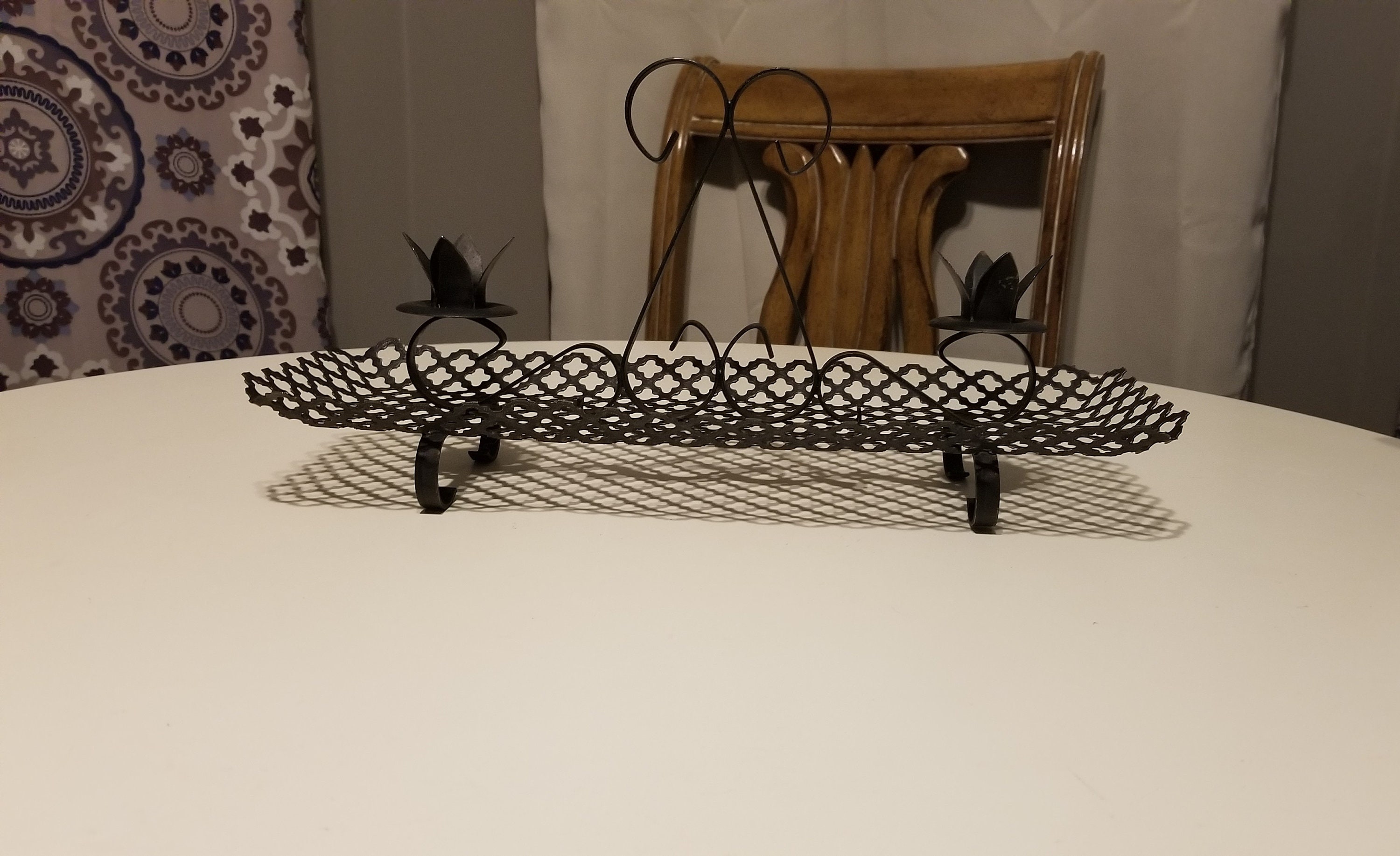 Rustic Black Gothic Candle Centerpiece - Etsy UK