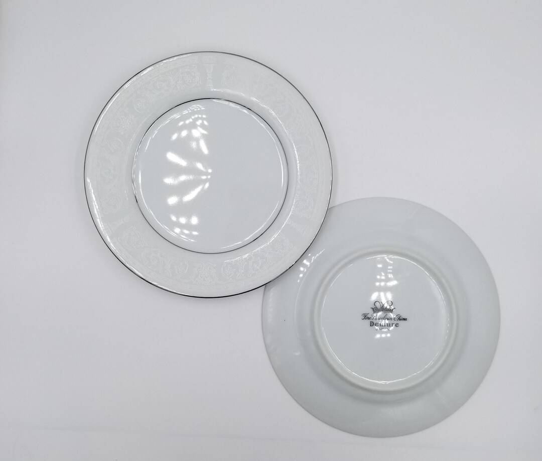 Demure by Daniele Fine China of Japan Bread and Butter Plates - Etsy