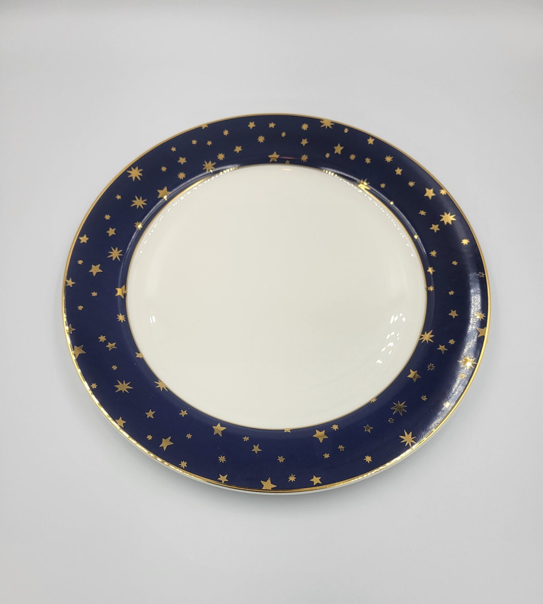 Galaxy Blue Fine Porcelain Chop Plates by Sakura, Chop Platters, 5 ...