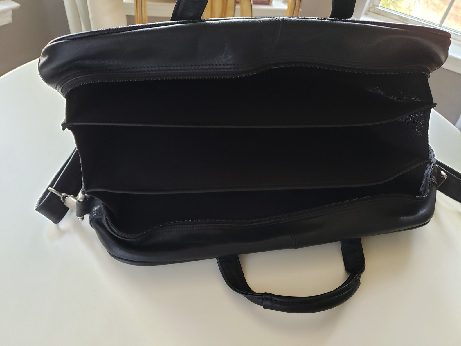 Vintage Samsonite Black Leather Computer Bag | Etsy