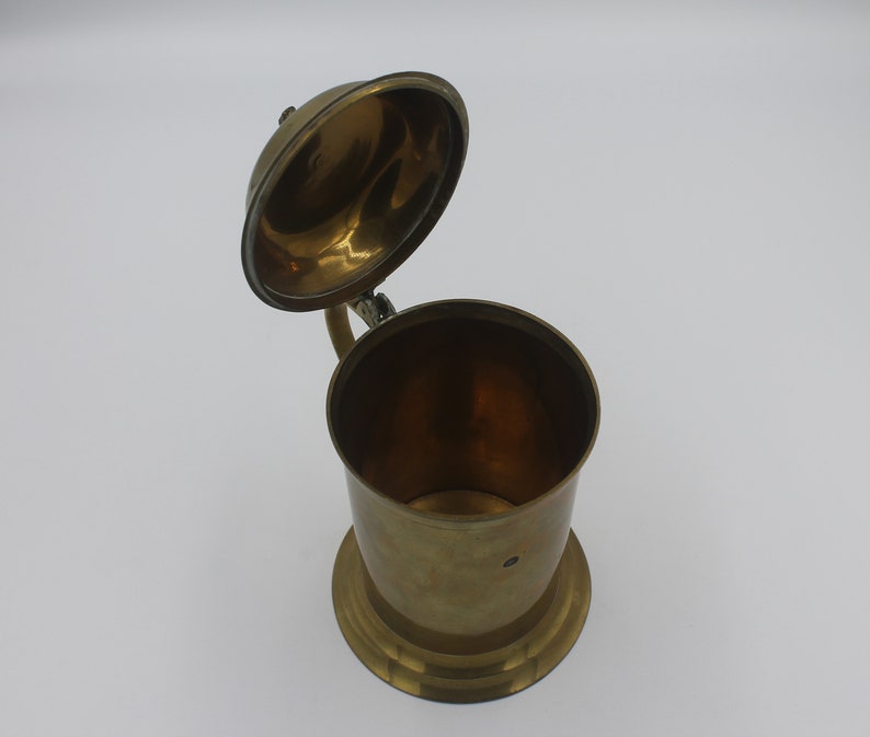 Vintage Enesco Imports Corp. Solid Brass Tankard Beer Stein - Etsy