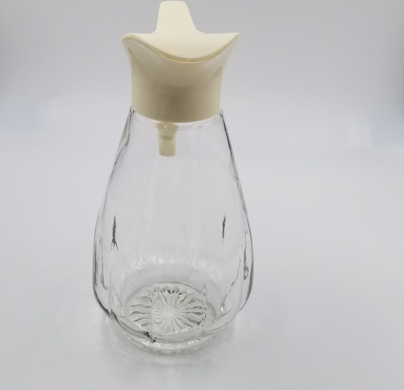 1970s Vintage Glass Syrup Jar - Etsy